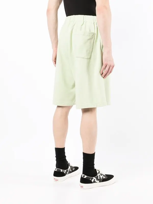 Undercover House Print Wide-leg Shorts