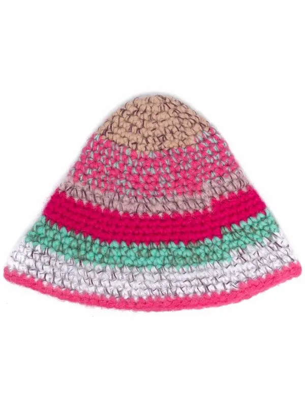 Red Valentino Crochet Hat - Pink