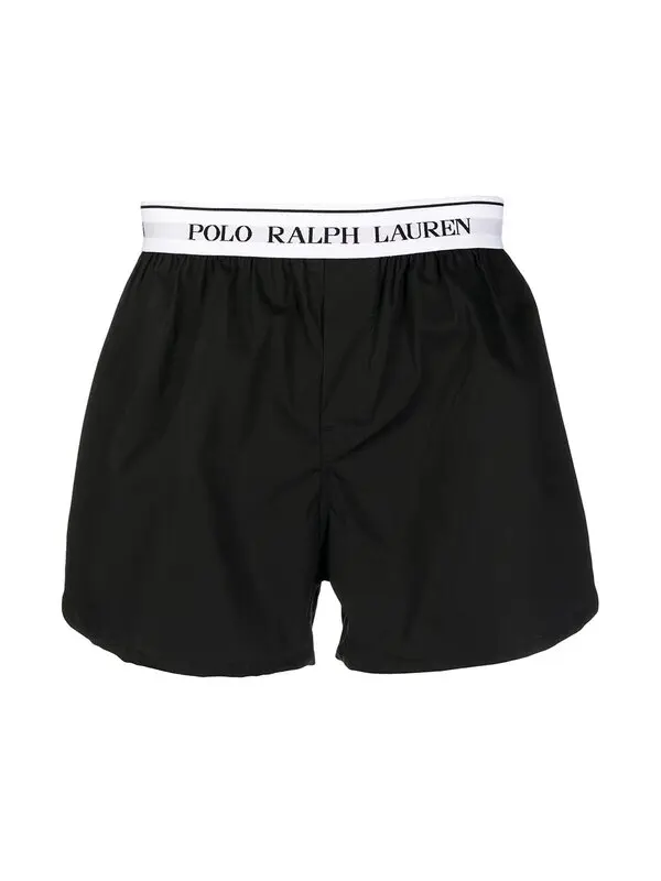 Polo Ralph Lauren Logo-waistband 3-pack Boxer Shorts - Black