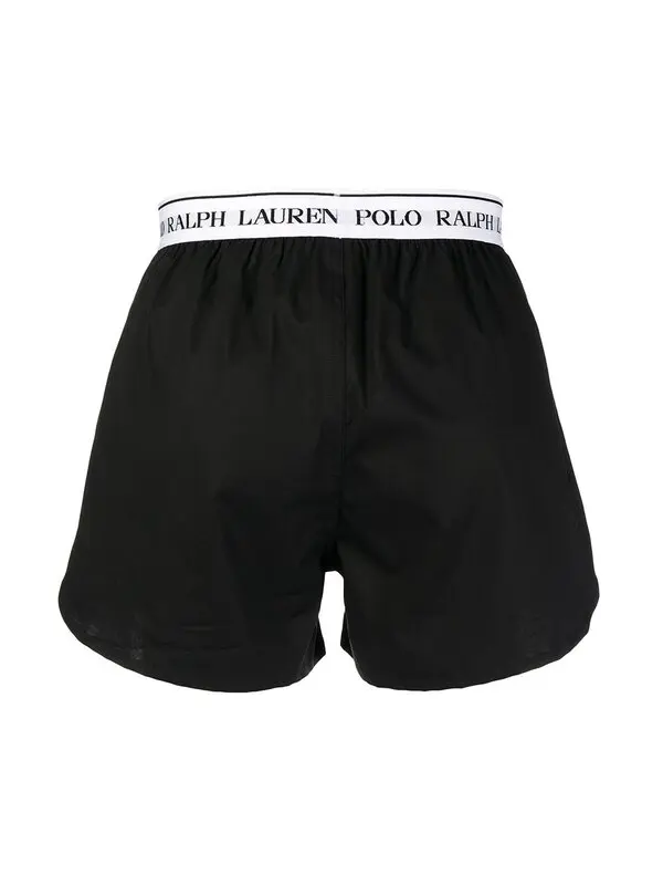 Polo Ralph Lauren Logo-waistband 3-pack Boxer Shorts - Black