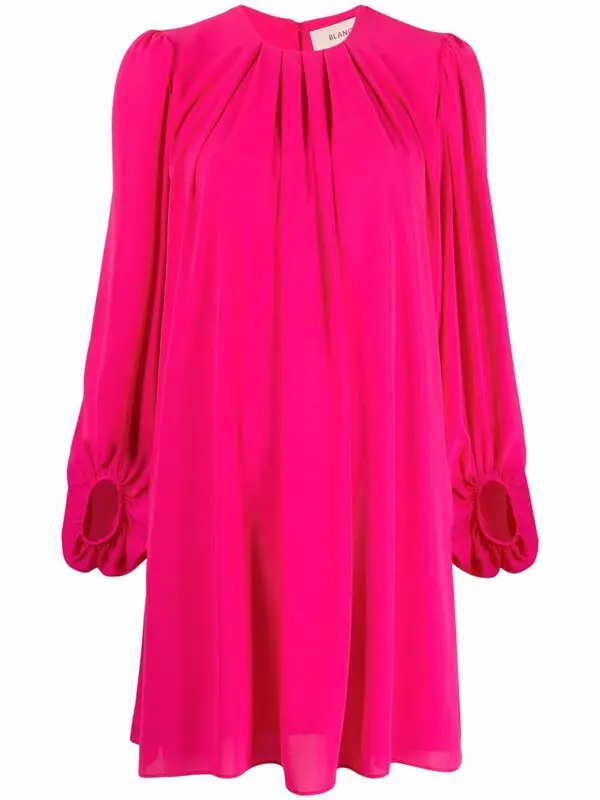 BLANCA VITA Gathered-detail Shift Dress
