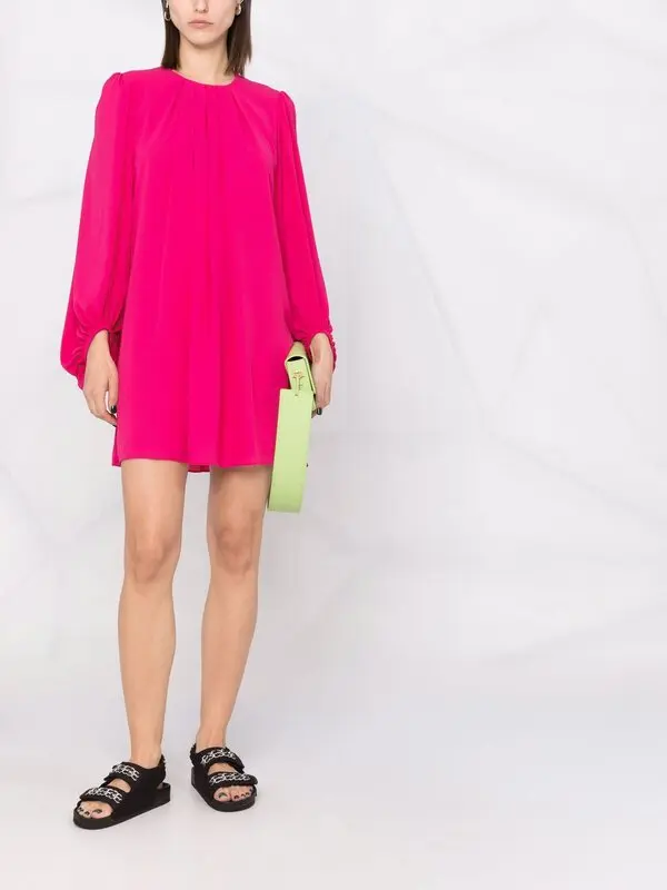 BLANCA VITA Gathered-detail Shift Dress