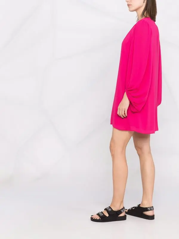 BLANCA VITA Gathered-detail Shift Dress