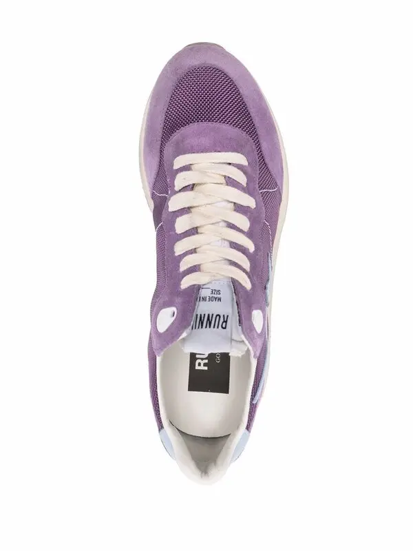 GOLDEN GOOSE Running Sole Low-top Sneakers - Purple