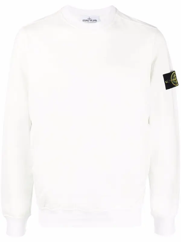 Stone Island Compass Badge Crew-neck Sweatshirt