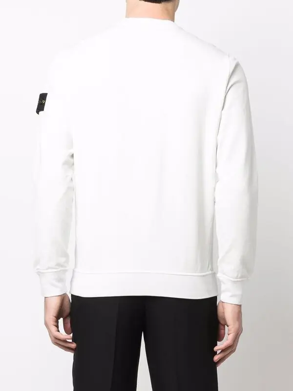 Stone Island Compass Badge Crew-neck Sweatshirt