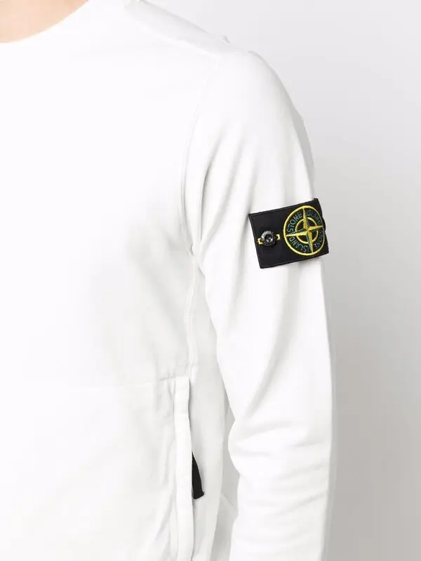 Stone Island Compass Badge Crew-neck Sweatshirt
