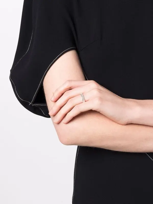 WOUTERS & HENDRIX Chain-texture Band Ring