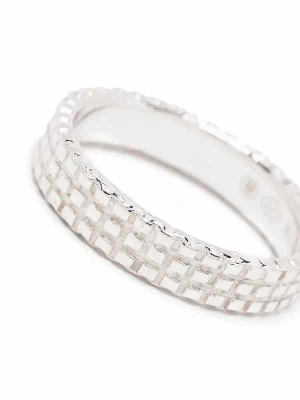 WOUTERS & HENDRIX Chain-texture Band Ring