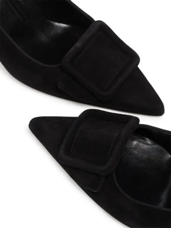 Manolo Blahnik Maysale 50mm Buckle-embellished Pumps
