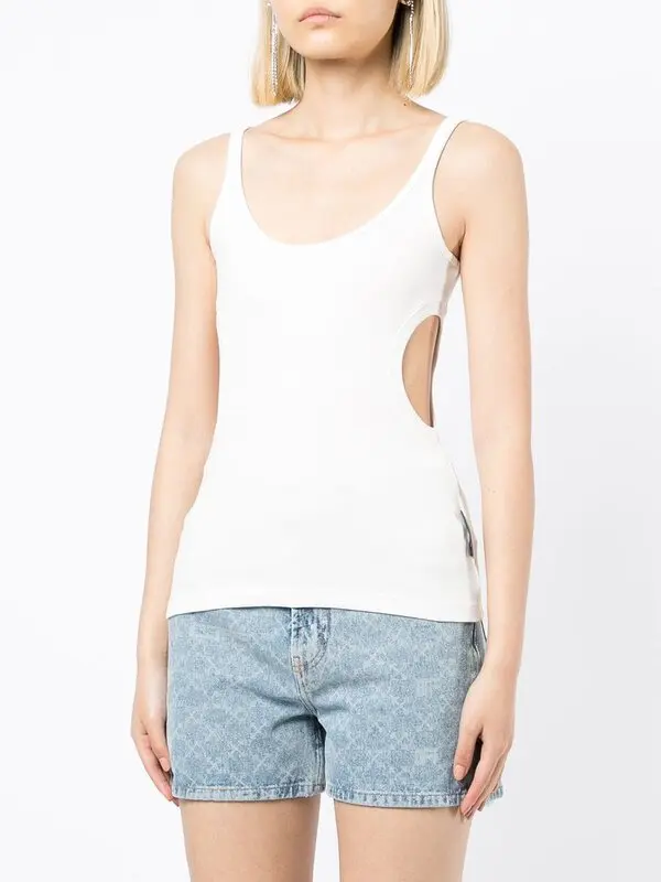 Off-White Cut-out Detail Vest Top