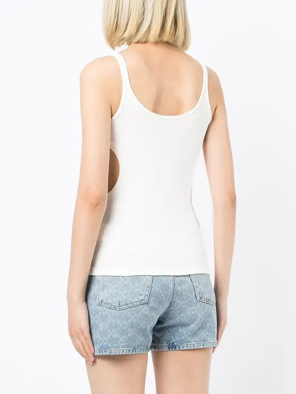 Off-White Cut-out Detail Vest Top