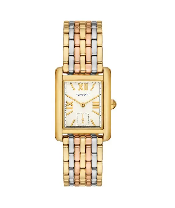 Tory Burch Eleanor Stainless Steel Watch - Ivory/multi-tone