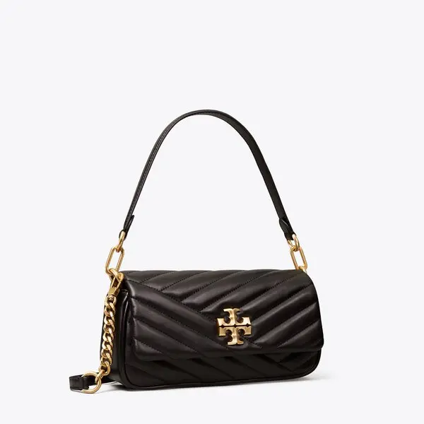 Tory Burch Small Kira Chevron Flap Shoulder Bag In Black 37% Off
