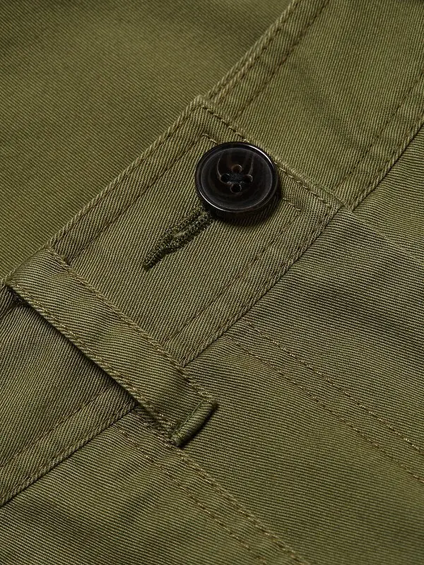 Derek Lam 10 Crosby Elian Mid-rise Stretch Cargo Pants - Fatigue