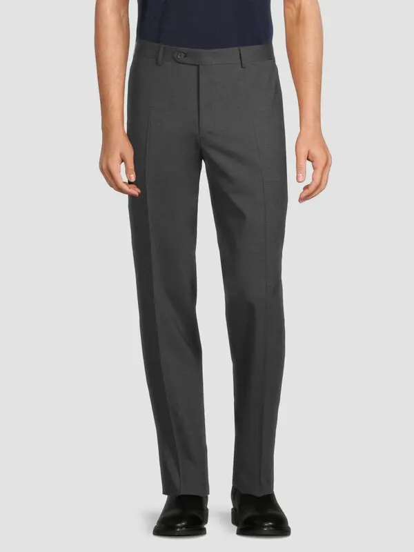 Canali Stretch Wool-blend Trousers
