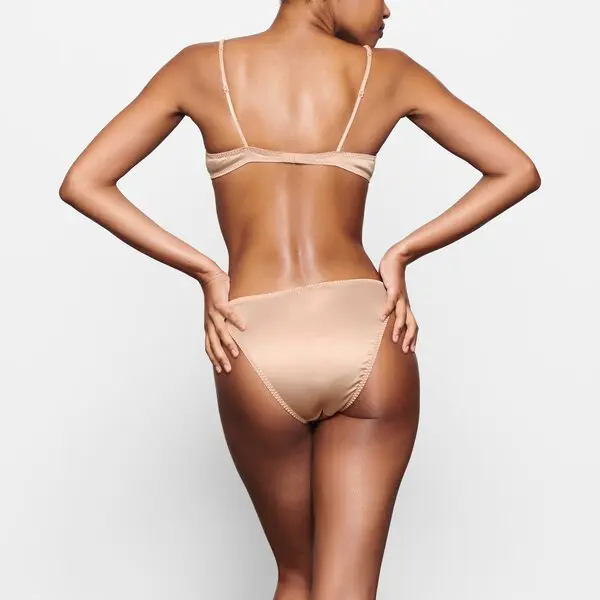 SKIMS Woven Shine Bikini