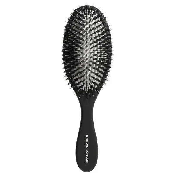 CROWN AFFAIR The Dual-bristle Boar Hair Brush No. 001 For All Hair Textures - One-color