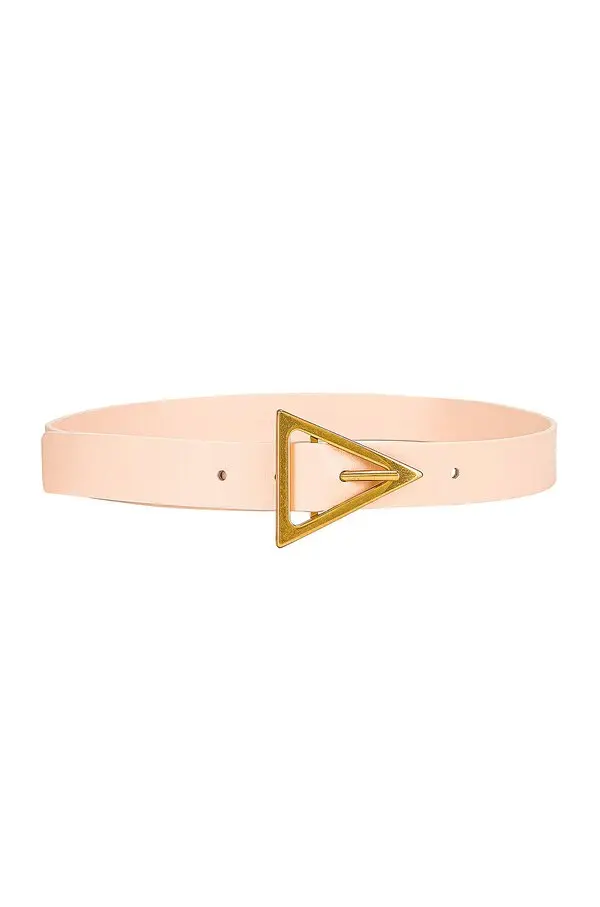 Bottega Veneta Triangle Belt - Melon Washed & Gold