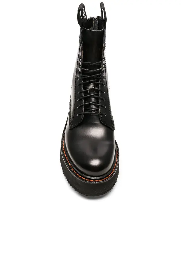 R13 Leather Boots - Black