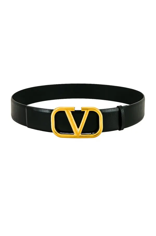 Valentino Garavani H.40 Buckle Belt - Nero