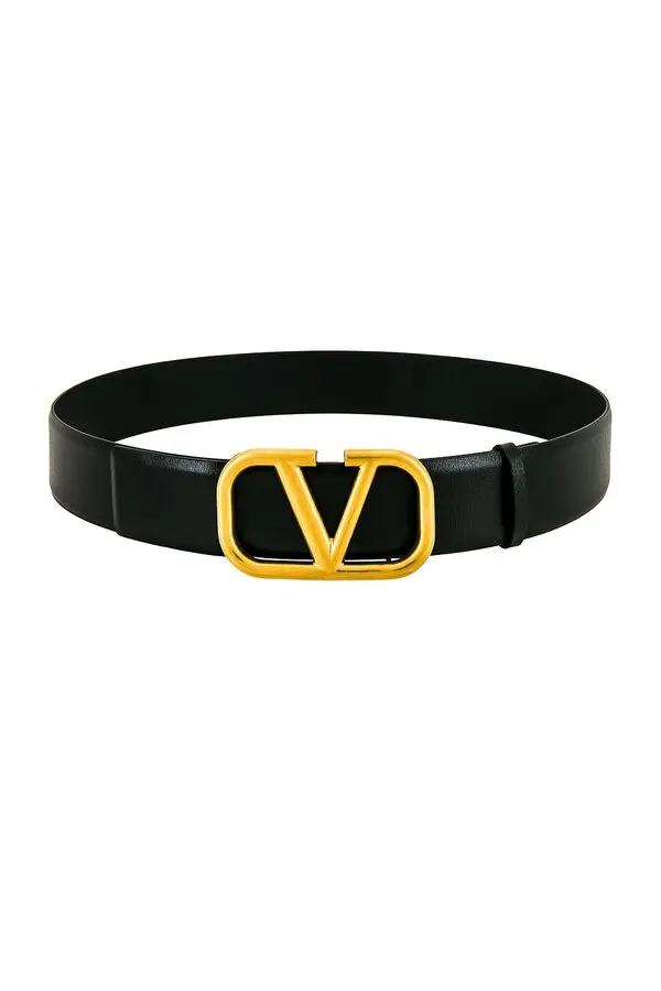 Valentino Garavani H.40 Buckle Belt - Nero