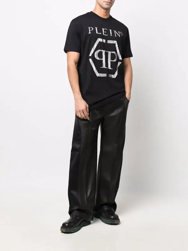 Philipp Plein Hexagon Logo T-shirt