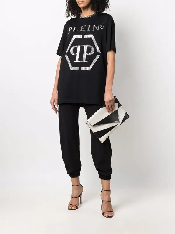 Philipp Plein Hexagon Logo T-shirt