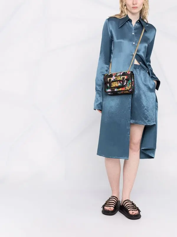 Versace Sun Flower Garland Shoulder Bag