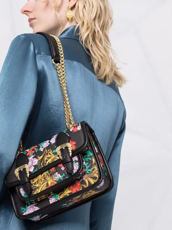 Versace Sun Flower Garland Shoulder Bag