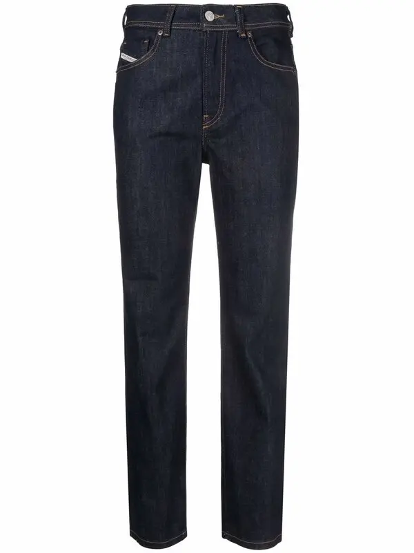 DIESEL® Cropped Straight-leg Jeans