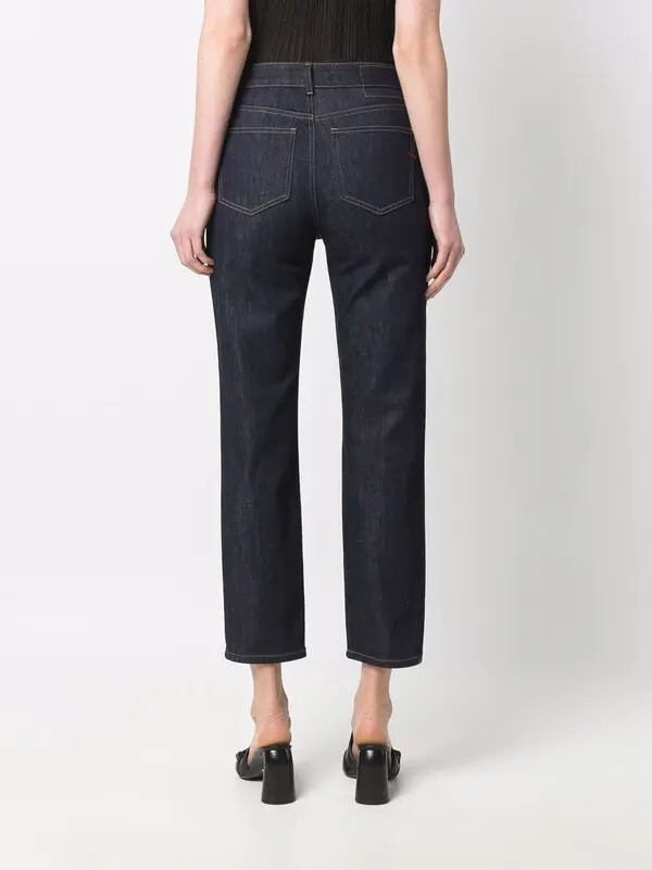 DIESEL® Cropped Straight-leg Jeans