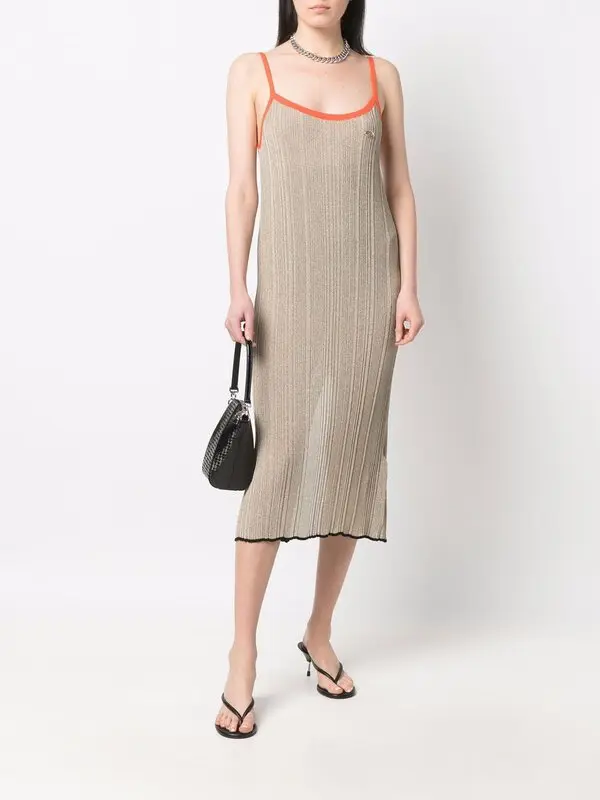 DIESEL® Ribbed-knit Midi Dress
