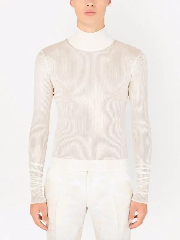 Dolce & Gabbana Ribbed Knit Top
