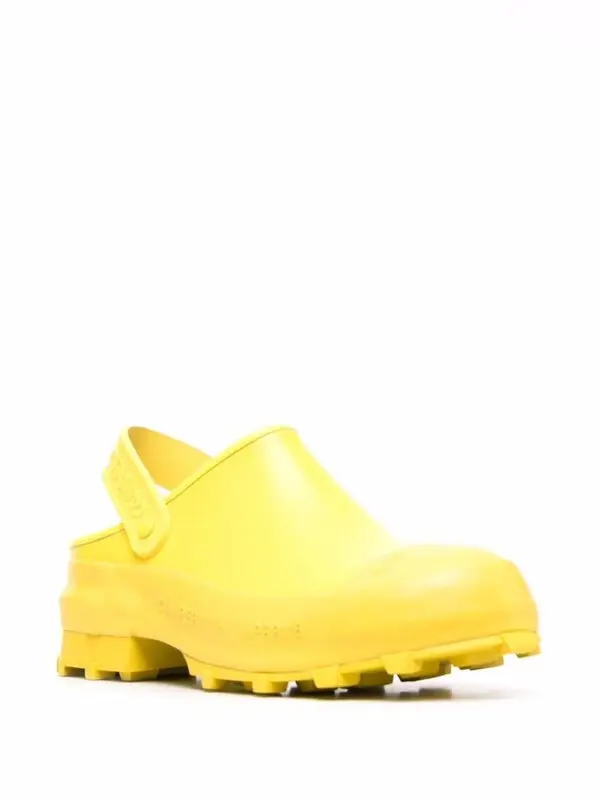 Camper Traktori Leather Clogs - Yellow