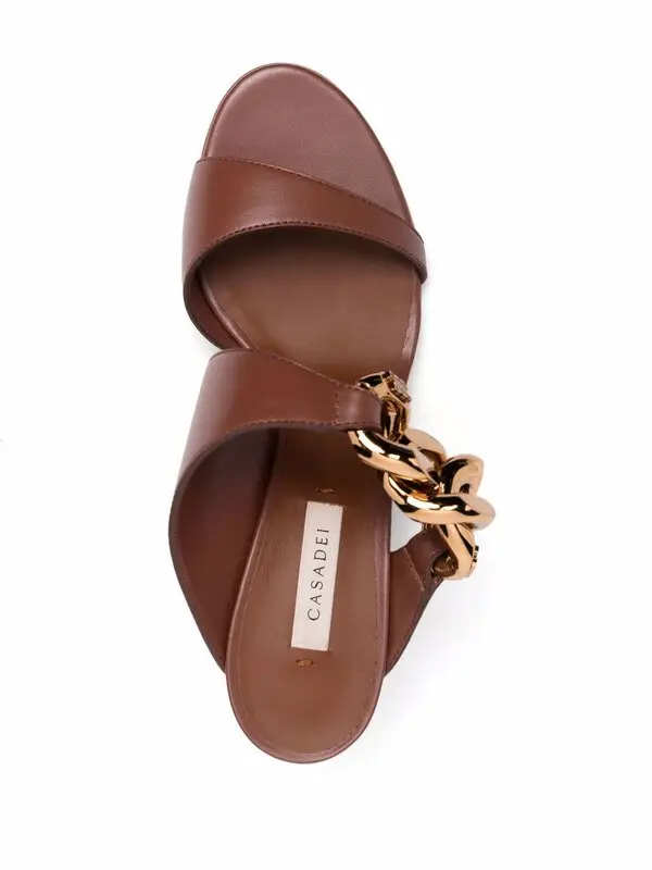 Casadei Chain-trimmed Sandals