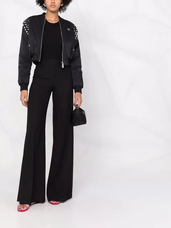 Philipp Plein Palace Fit Trousers - Black