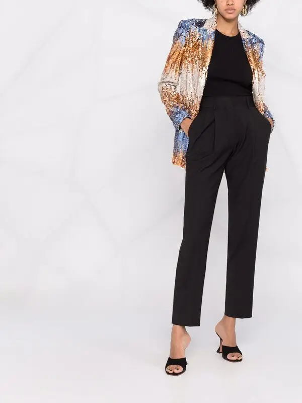Philipp Plein High-waisted Tapered Trousers