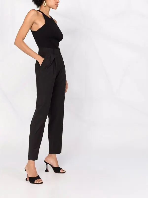 Philipp Plein High-waisted Tapered Trousers
