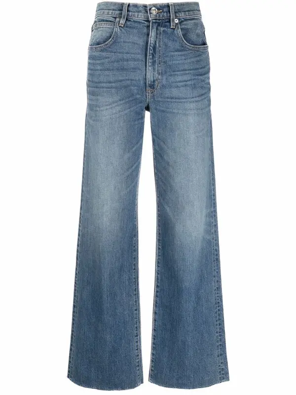 SLVRLAKE Mid-rise Flared Jeans