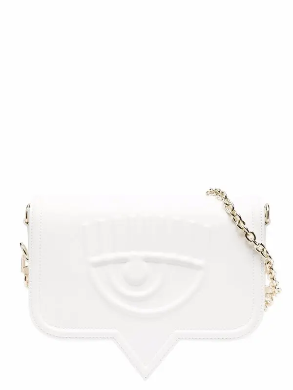 CHIARA FERRAGNI Eyelike Crossbody Bag - White