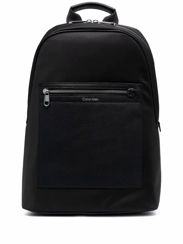 Calvin Klein Embossed-logo Backpack - Black