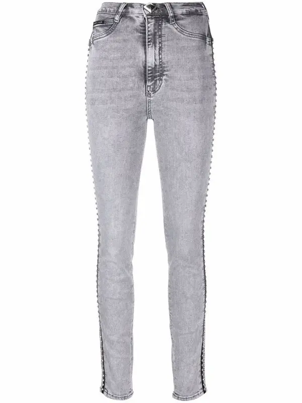 Philipp Plein Gemstone Jeggings - Grey