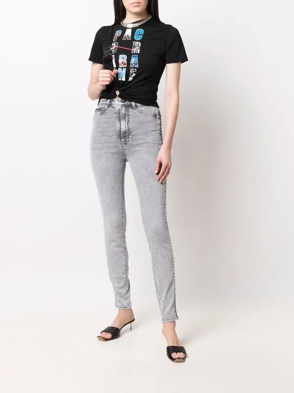 Philipp Plein Gemstone Jeggings - Grey