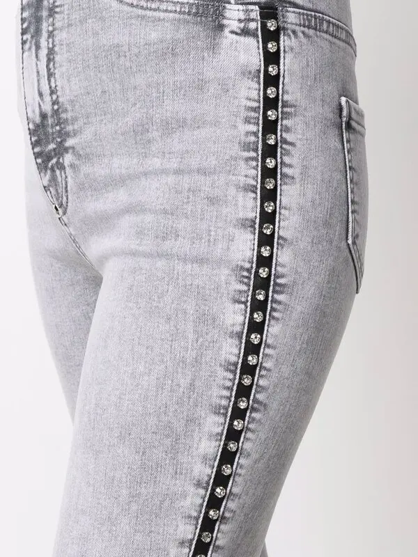 Philipp Plein Gemstone Jeggings - Grey