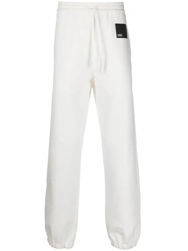 OAMC Logo-patch Cotton Track Pants - White