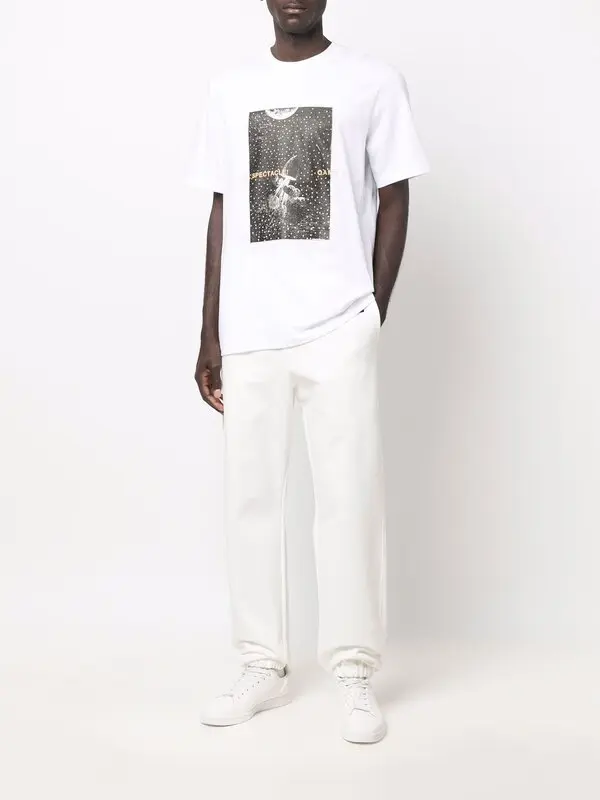 OAMC Logo-patch Cotton Track Pants - White