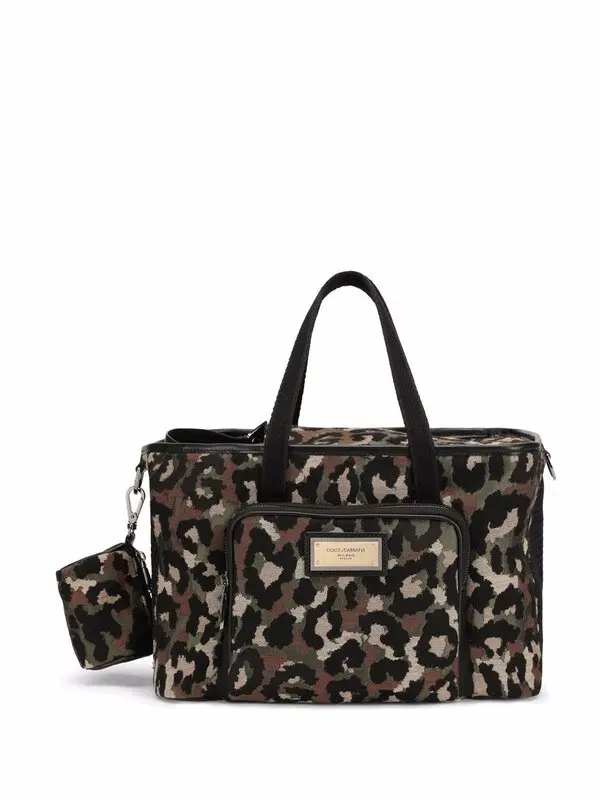 Dolce & Gabbana Leopard-print Pet Carry Bag