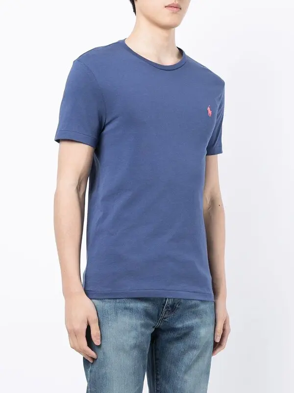 Polo Ralph Lauren Logo-embroidered T-shirt - Blue
