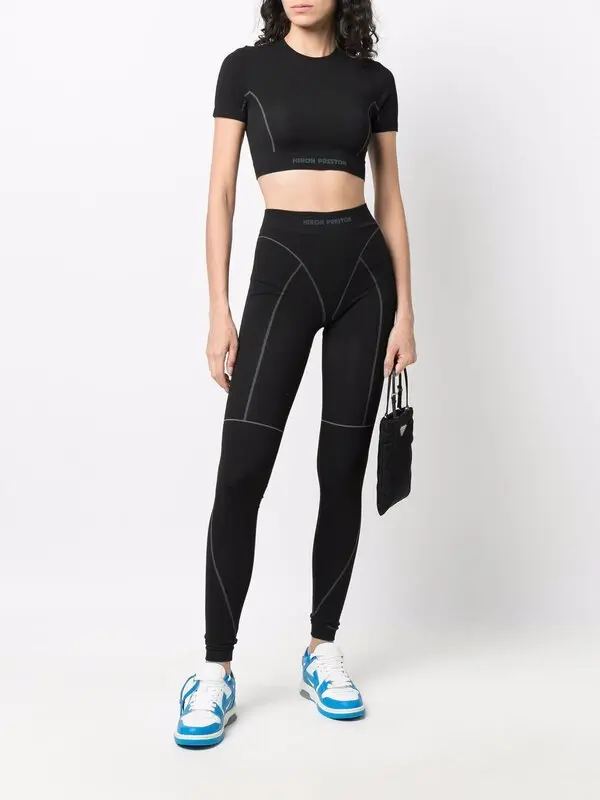 Heron Preston Logo-tape Active Cropped Top